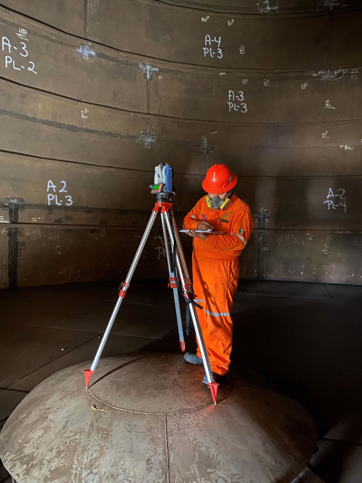 Estudio de Verticalidad Redondez Peaking Banding Nivelación en Tanques ...